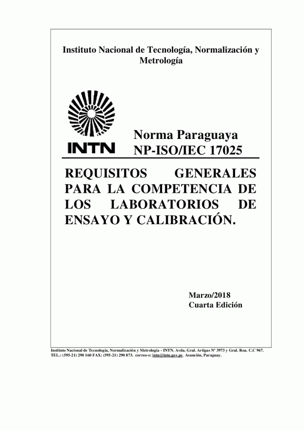 NP-ISO/IEC 17025 | My Website